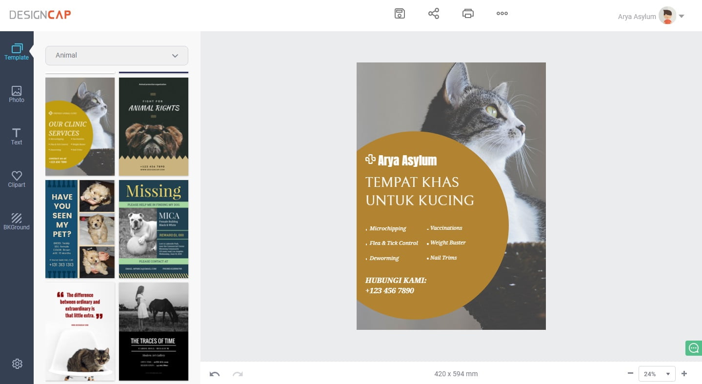 DesignCap: Cipta Poster Profesional Melalui Atas Talian Dengan Mudah