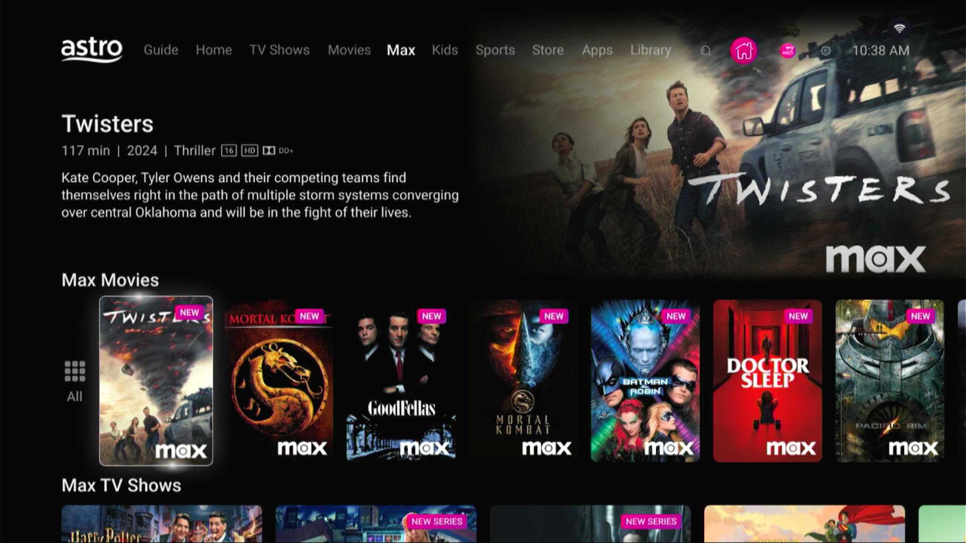 Max Kini Boleh Didapati Di Astro GO & On Demand Bermula 19 November