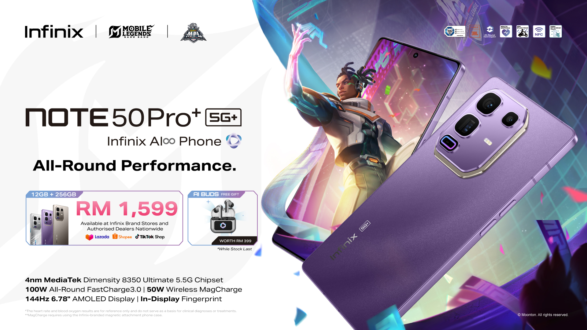 Infinix NOTE 50 Pro+ 5G Dilancarkan